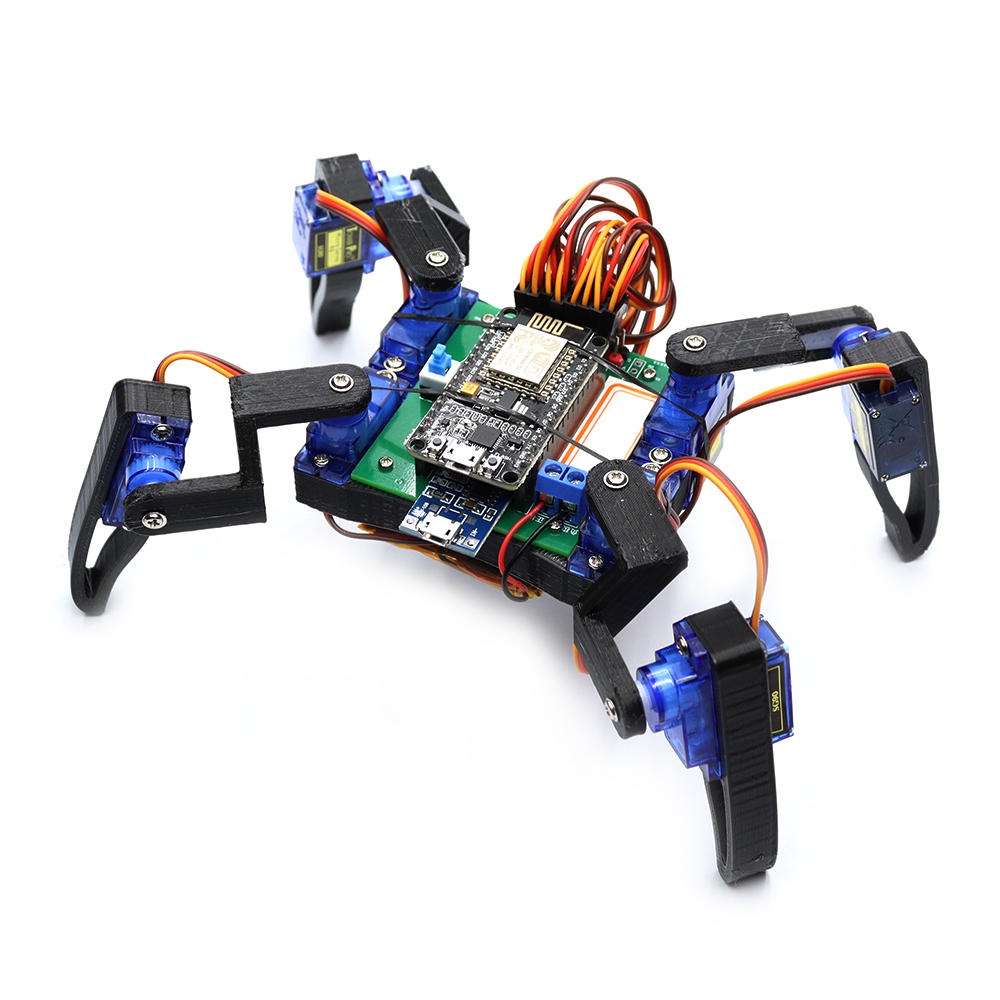 Kit Aranha Robô Controlável no Celular c/ Eletrônica Arduino | Shopee Brasil