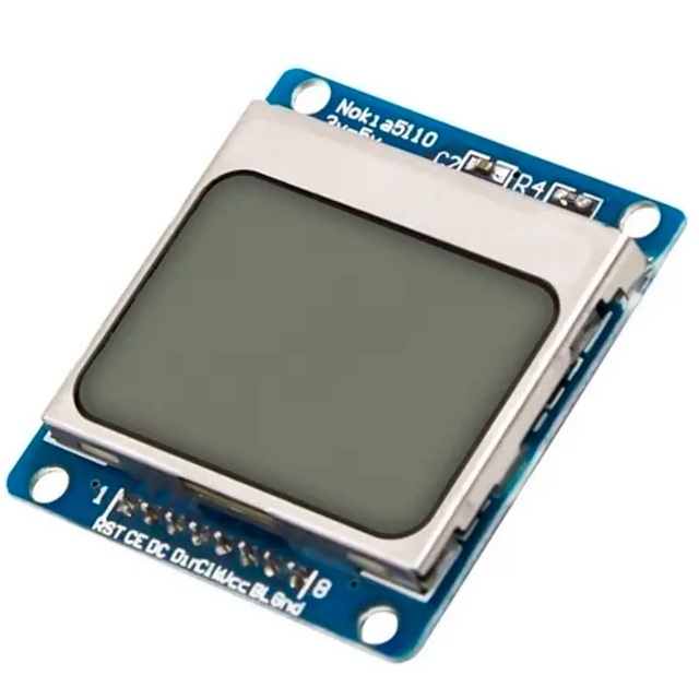 Display LCD 84x48 Nokia 5110 Azul - Escorrega o Preço