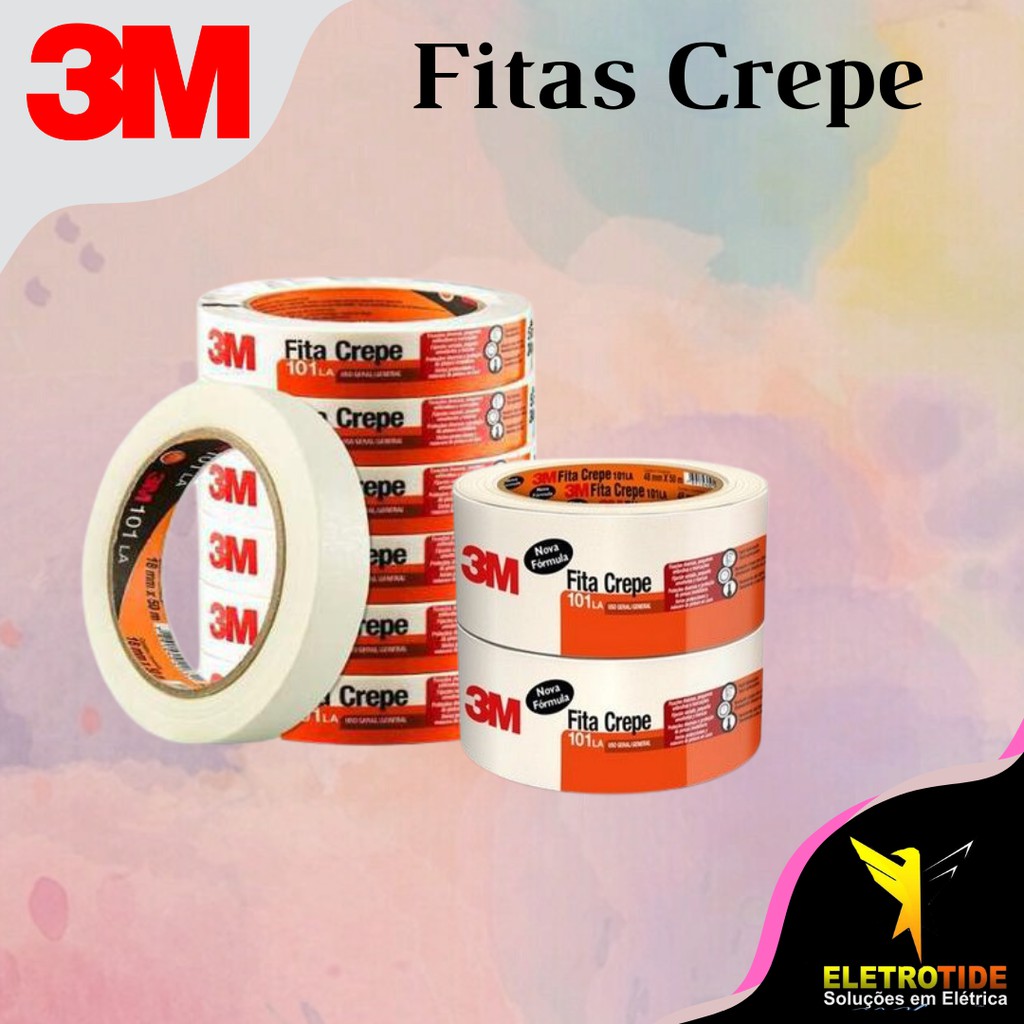 Fitas Crepe 3M | Shopee Brasil