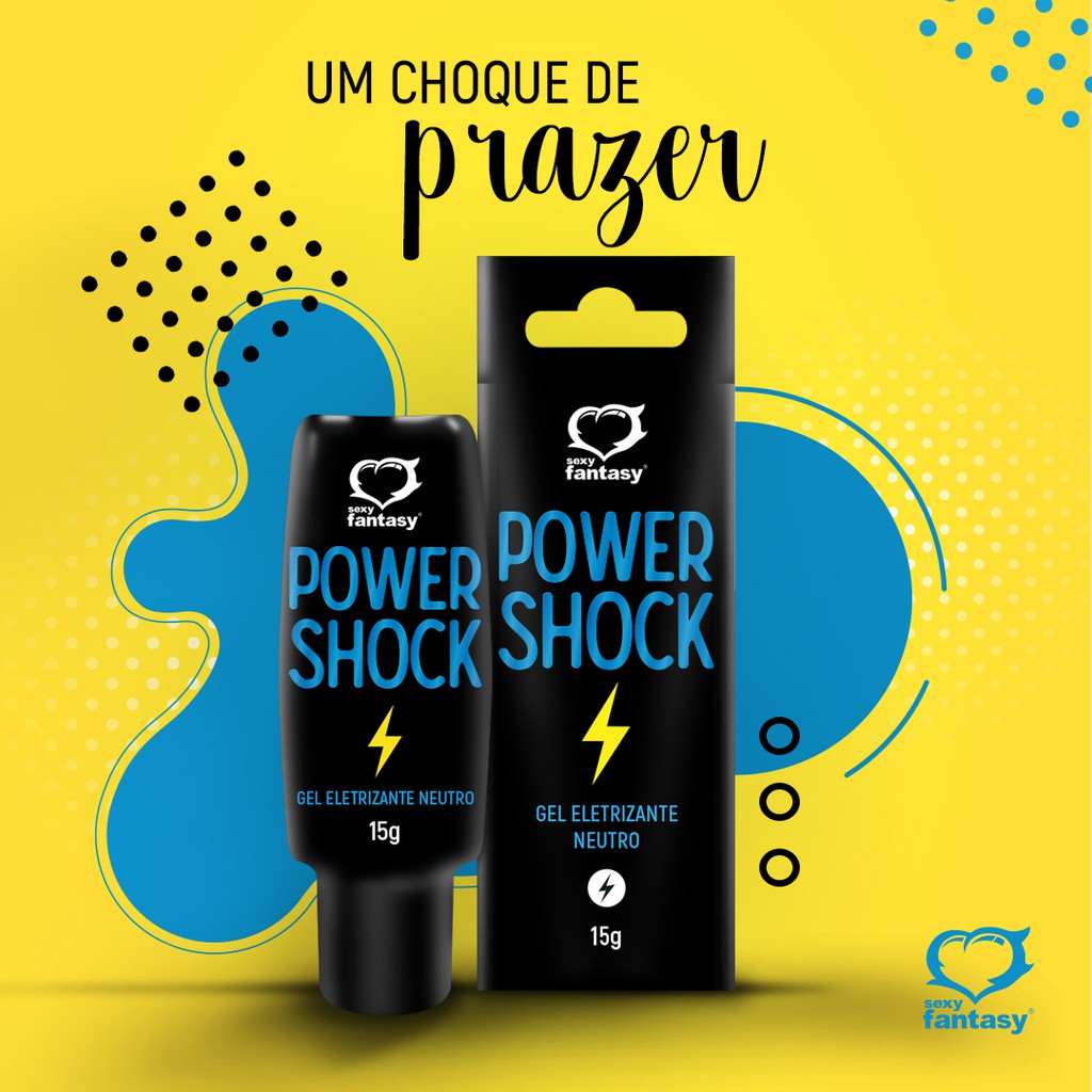 GEL POWER SHOCK 15G - Excitante Eletrizante | Shopee Brasil