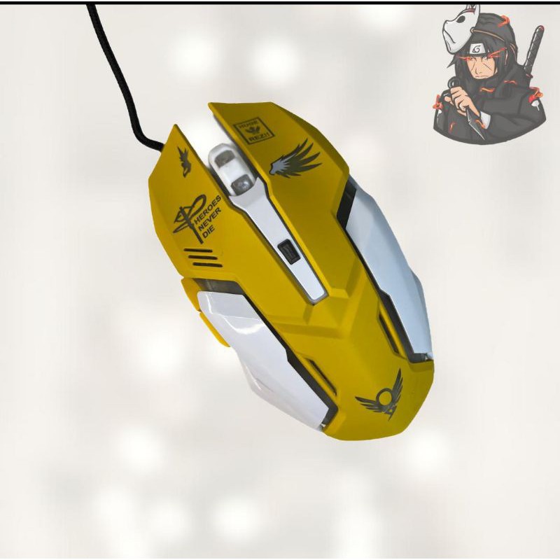 Mouse Gamer Overwatch Mercy | Shopee Brasil