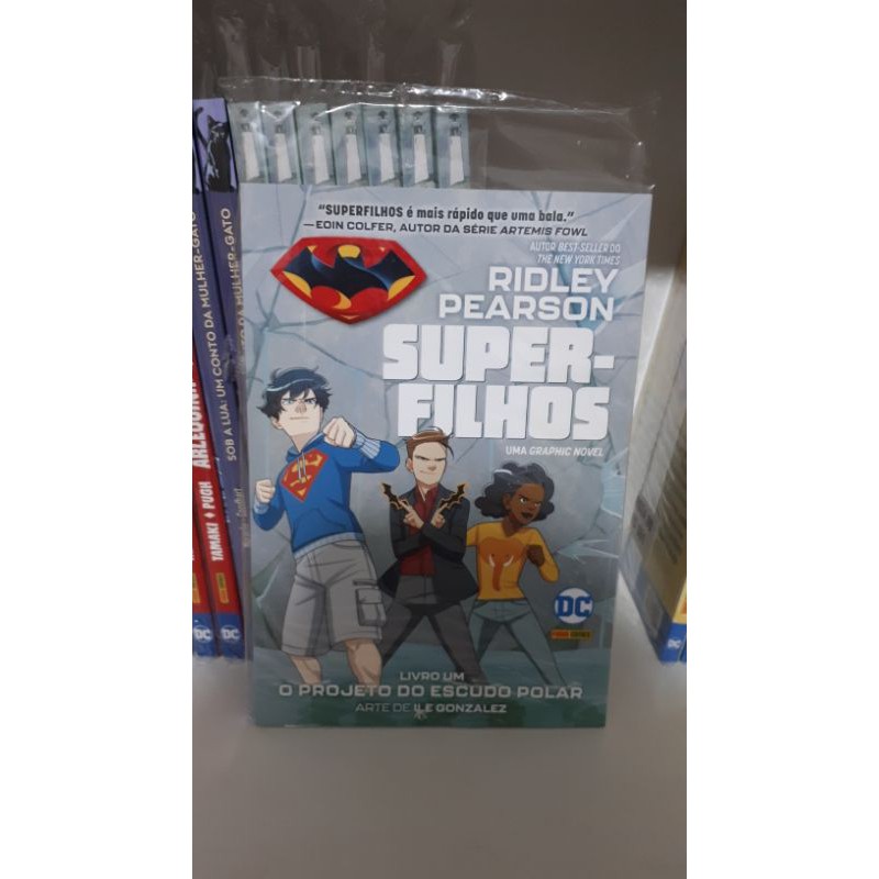 HQ DC Super Filhos - Livro 01 O projeto do escudo polar | Shopee Brasil