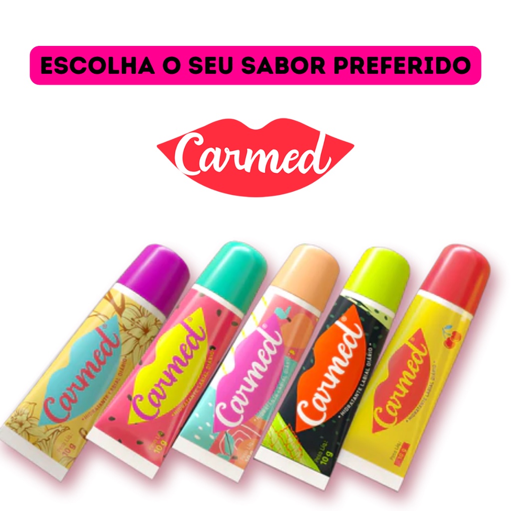 Carmed Hidratante Labial Sabor 10g CIMED - Faz a Boa!