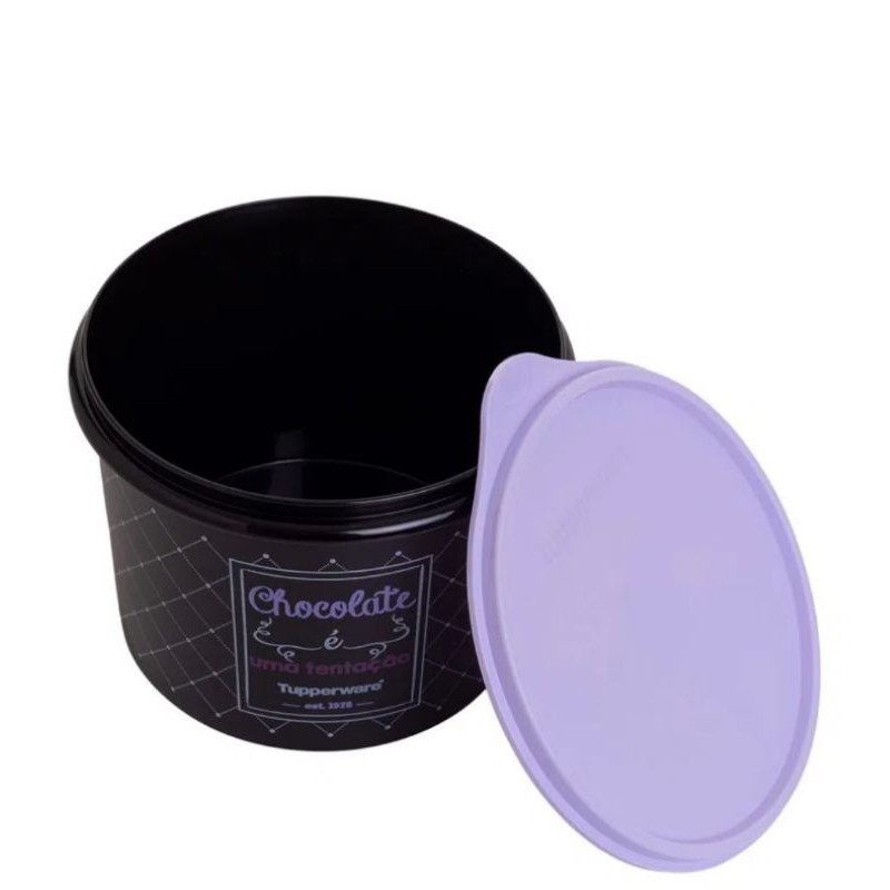 Pote Tupperware chocolate 1,7 litros | Shopee Brasil