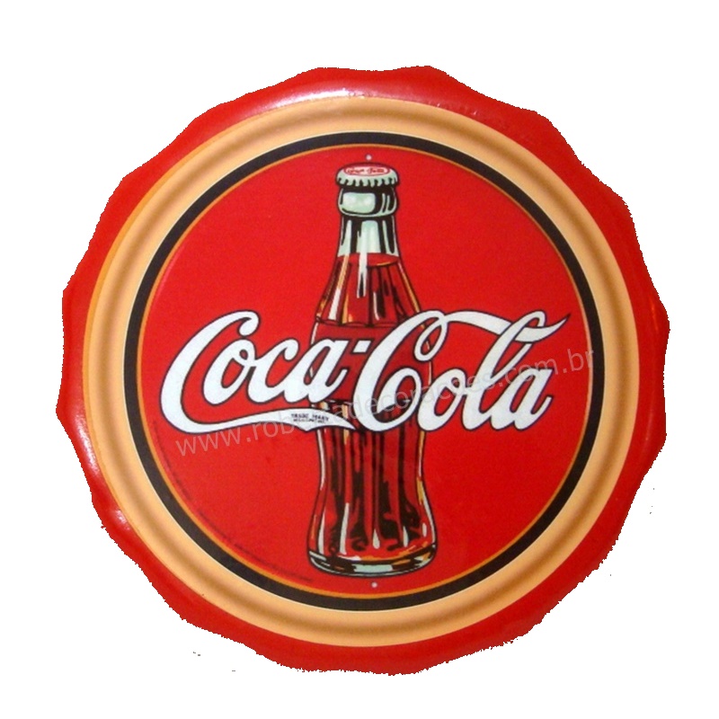 PLACA TAMPA COCA COLA | Shopee Brasil
