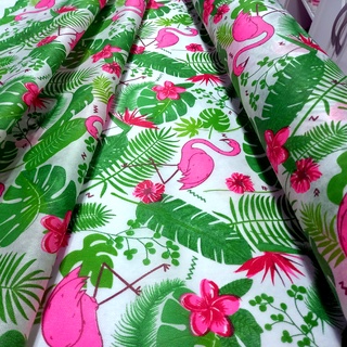 TNT Estampado Flamingo Folha Tropical 3,00m X 1,40m.Tipo Tecido, Para ...