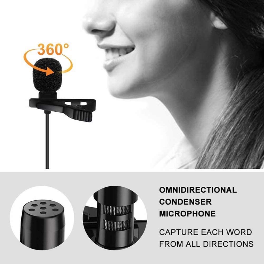 Microfone Lapela Husky Omnidirecional - Aproveite!! | Shopee Brasil