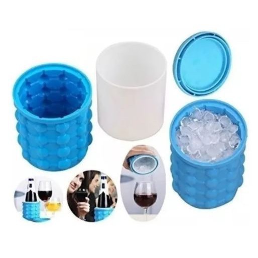 Balde Forma De Gelo Em Silicone Mini Ice Magic Cube Cubos | Shopee Brasil