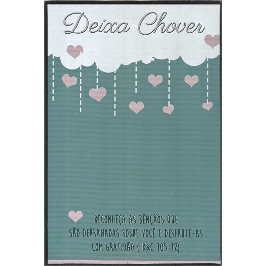 Quadro Decorativo A4 | Deixa Chover | Shopee Brasil