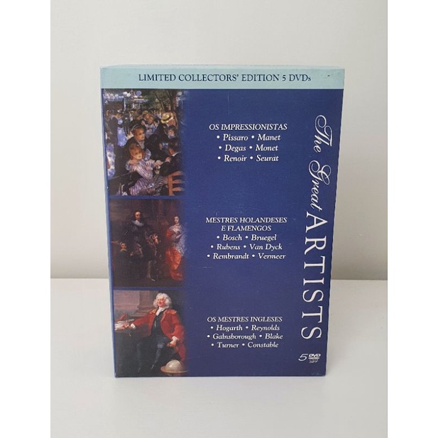 BOX DVD The great artist | Shopee Brasil