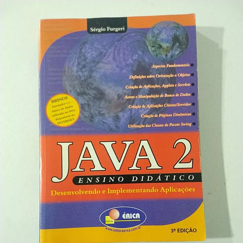 JAVA 2 ensino didático L5601 | Shopee Brasil