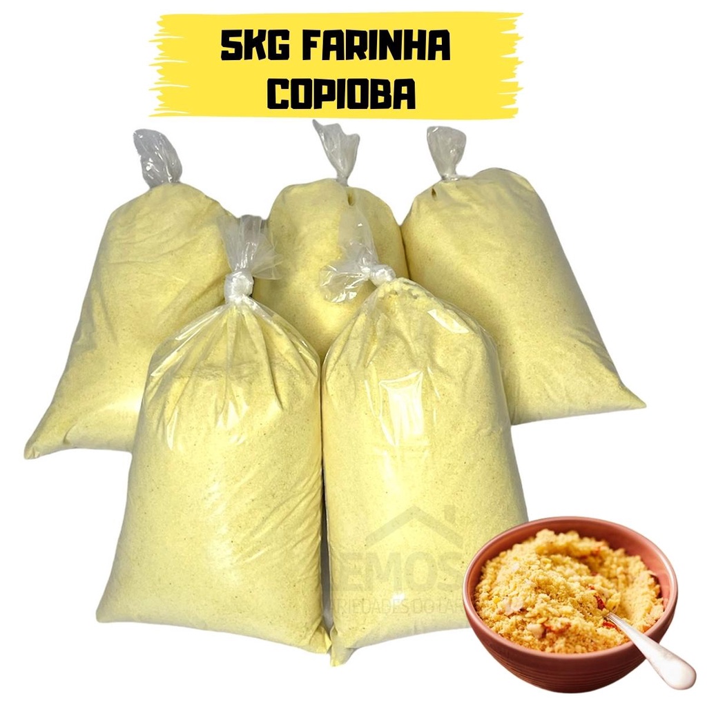 Farinha De Copioba Mandioca Amarela Torrada E Fina A Melhor Da Bahia 5 ...