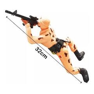 Boneco Soldado Atirador Articulado Com Luz Na Arma top | Shopee Brasil