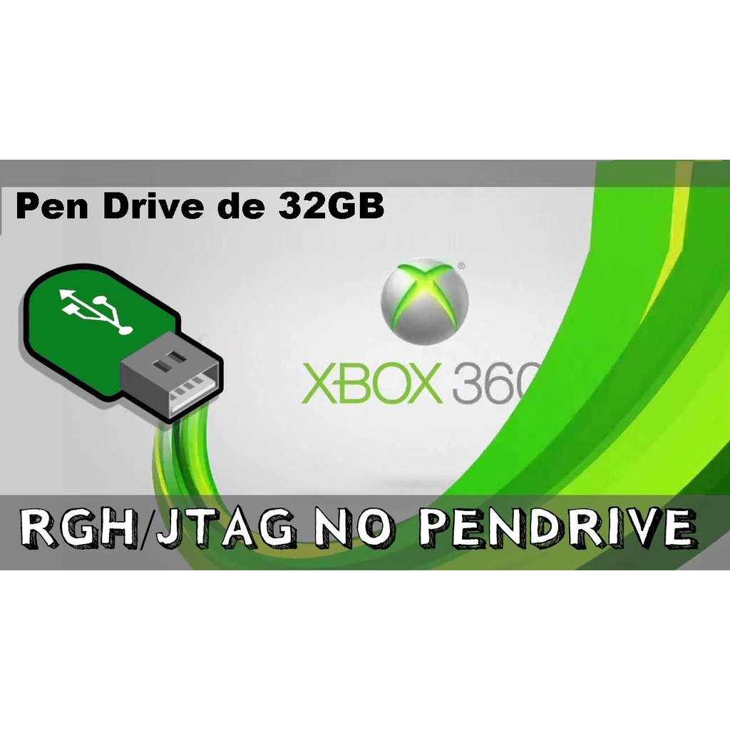 Pen drive 32GB para Xbox 360 RGH ou Jtag | Shopee Brasil