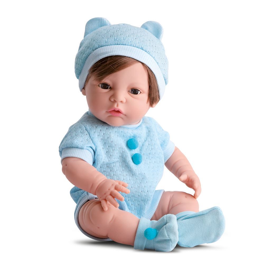 Boneco Reborn New Born Premium Chupeta Com Luz - Divertoys | Shopee Brasil
