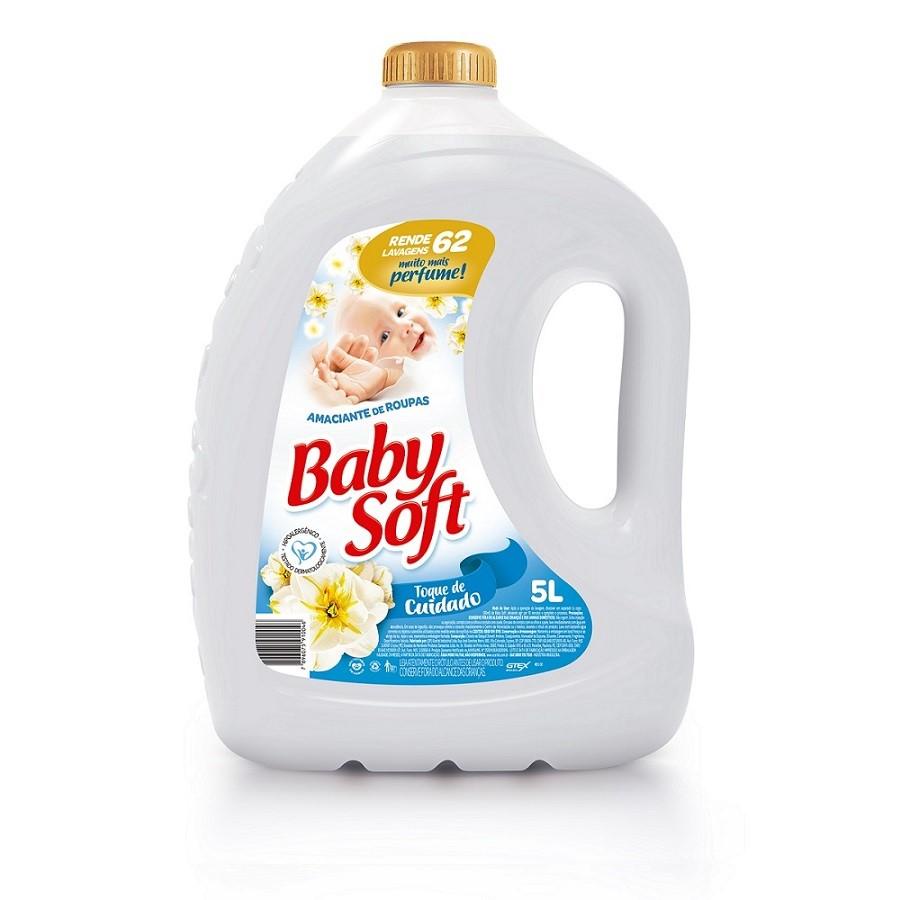 Amaciante Baby Soft Toque de Cuidado 5L | Shopee Brasil