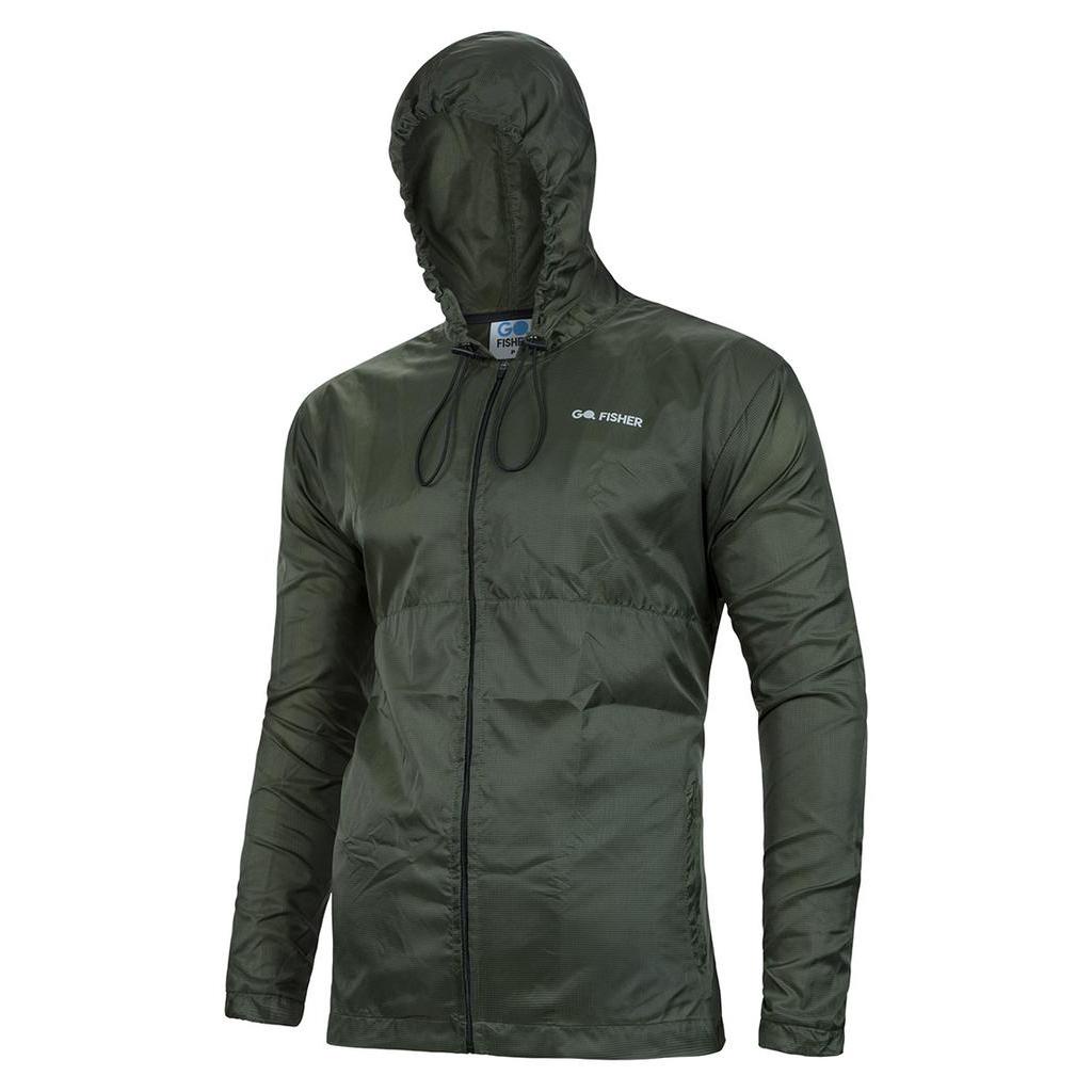 Jaqueta Corta Vento Go Fisher First - Verde Musgo | Shopee Brasil