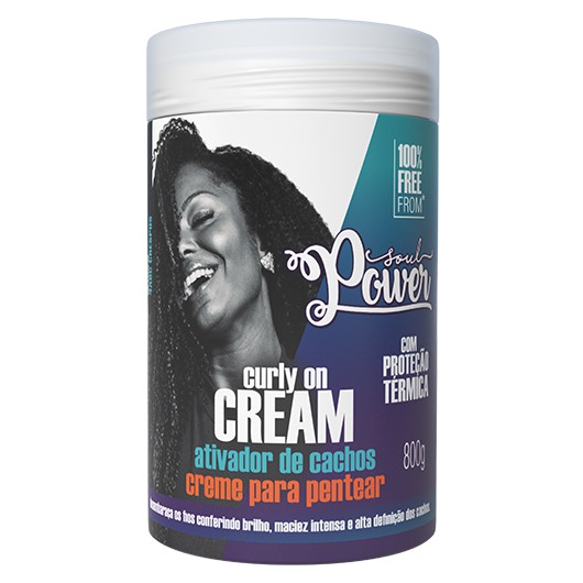 Soul Power Creme Para Pentear Curly On Cream 800g | Shopee Brasil