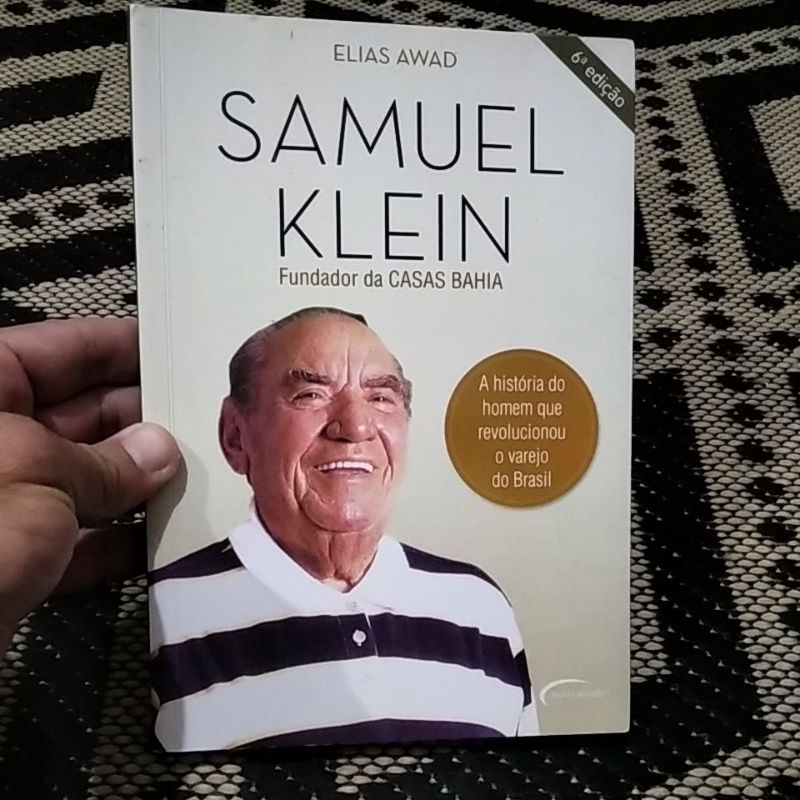 livro Samuel Klein fundador das casas Bahia - Elias Awad | Shopee Brasil