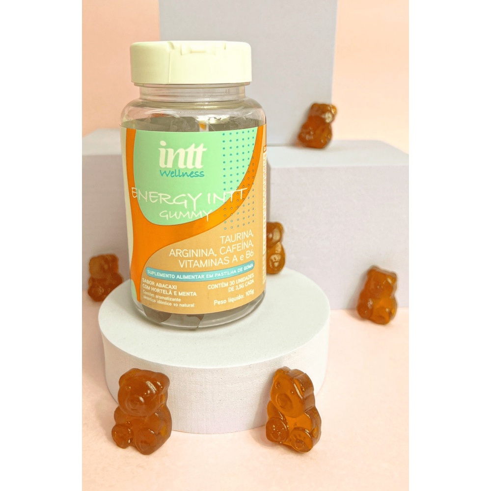 Gummy Suplemento Alimentar com 30 Gomas Intt | Shopee Brasil