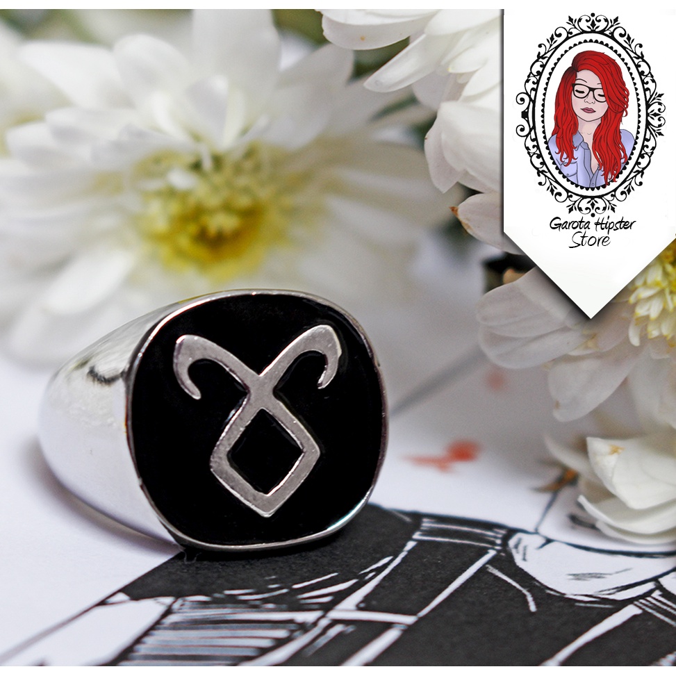 Anel Shadowhunters Runa Poder Angelical | Shopee Brasil