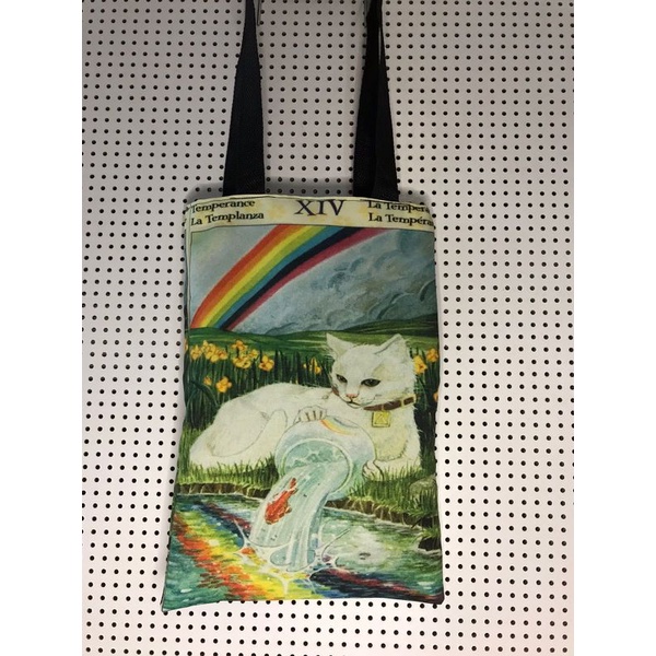 bolsa sacola ecobag tarot gato mistico | Shopee Brasil
