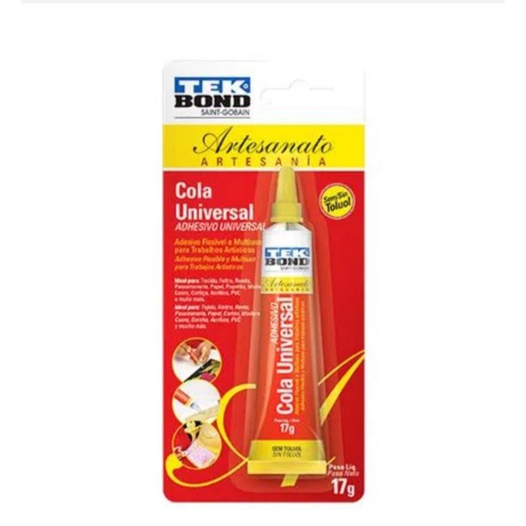 Cola universal artesanato tek bond 17gr | Shopee Brasil