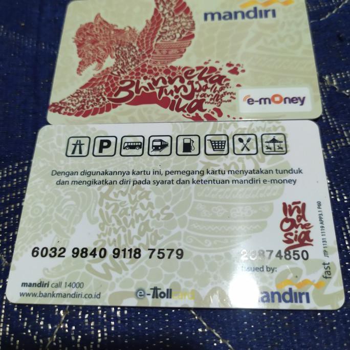 Cartão Emoney Mandiri Saldo 50 Mil Original | Shopee Brasil