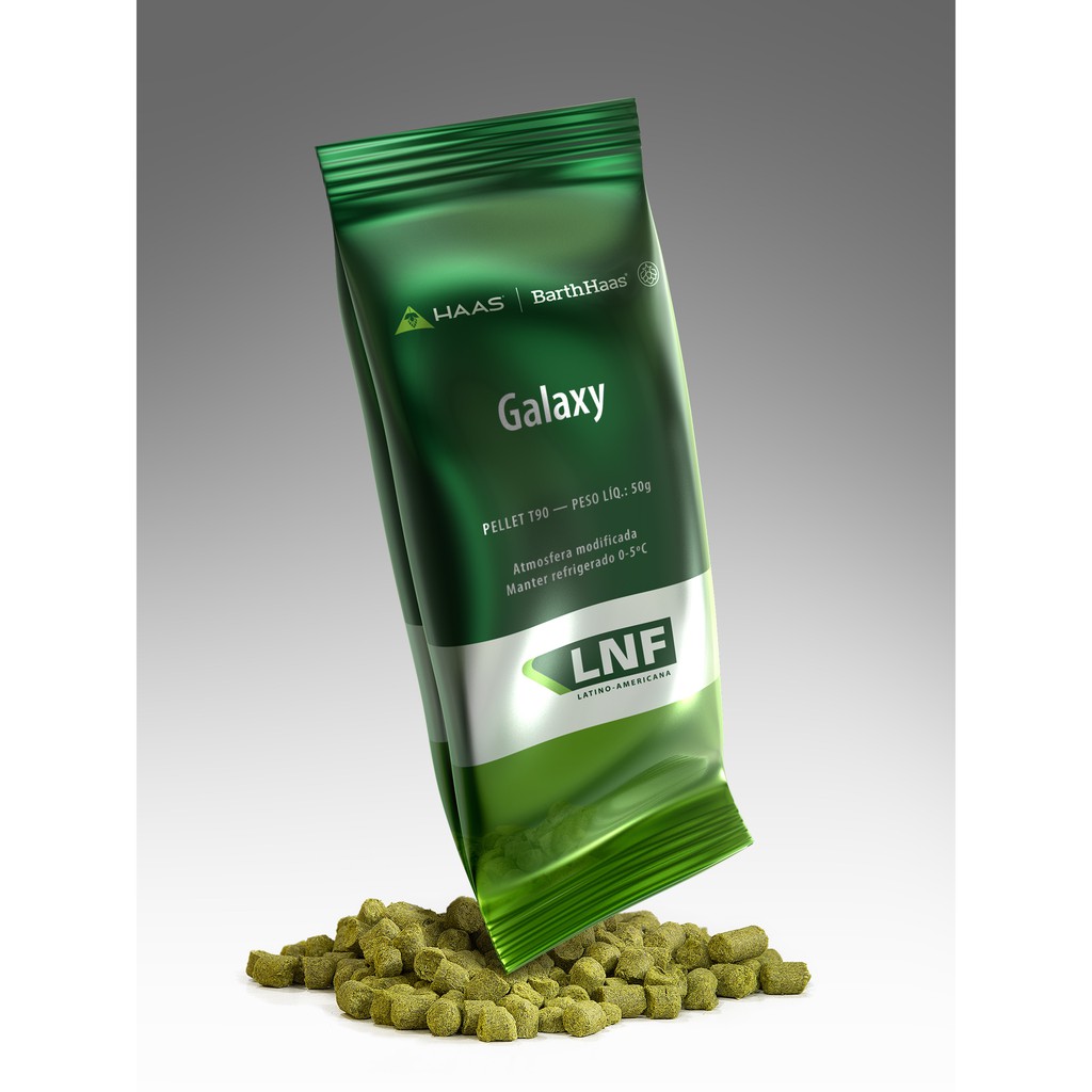Lúpulo GALAXY - pct 50gr - Barth Haas - Escorrega o Preço