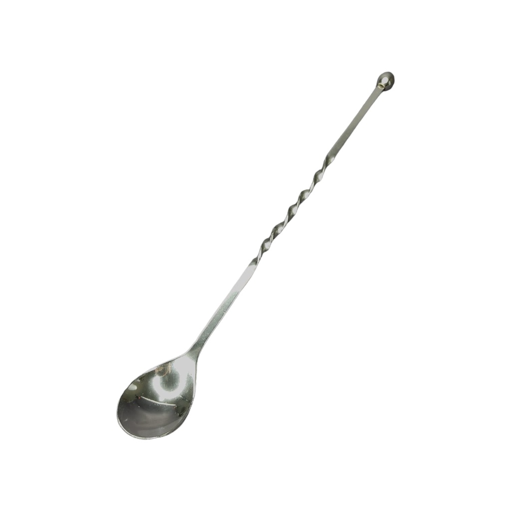 Colher Longa Bailarina Com Esfera Na Ponta 28,5cm Refresco, Suco ...