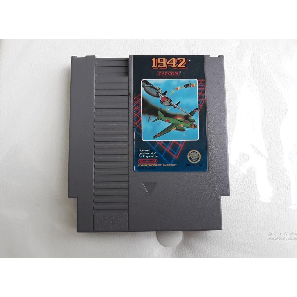 Jogo 1942 Capcom Original Nintendinho Nes