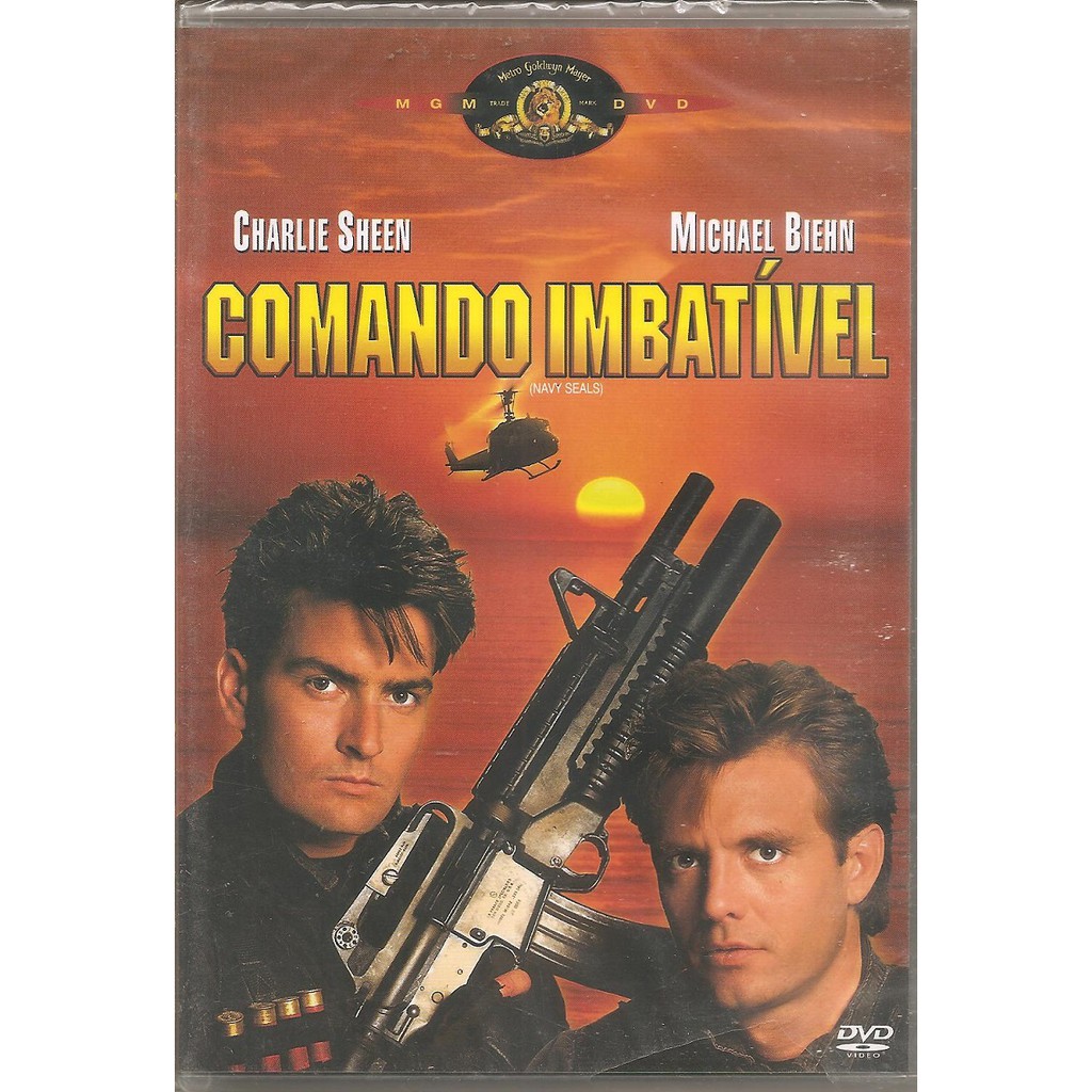 DVD COMANDO IMBATIVEL (NAVY SEALS) - CHARLIE SHEEN MICHAEL BIEHN (NOVO ...