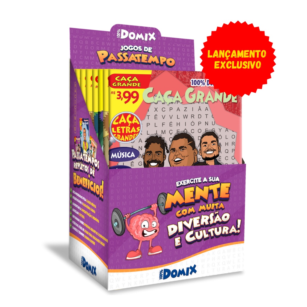 Box De Passatempo 50 Revistas Sortidas Caça Numerix Letrix | Shopee Brasil