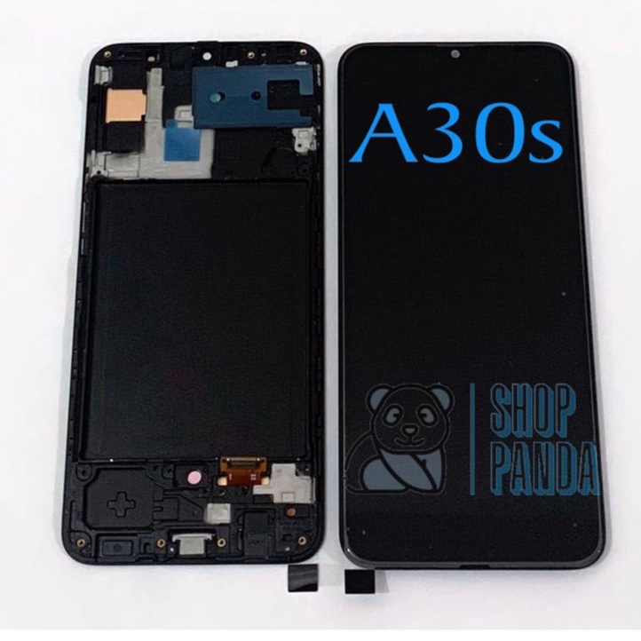 Frontal Tela Display Touch A30s A307 C/ Aro Original Oled Com Biometria Pronta Entrega | Shopee ...