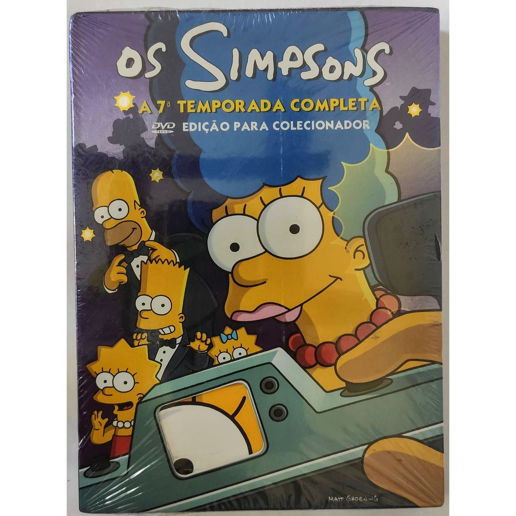 Box DVD Os Simpsons (7) Sétima temporada completa - edição para ...