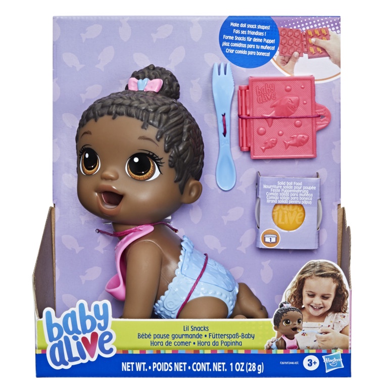 Boneca Baby Alive Hora Da Papinha Negra - Hasbro F2619 | Shopee Brasil