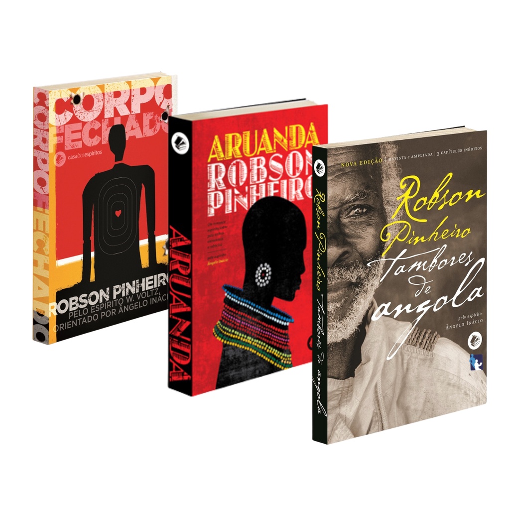 Kit Tambores De Angola - 3 Livros - Autor Robson Pinheiro - Editora ...