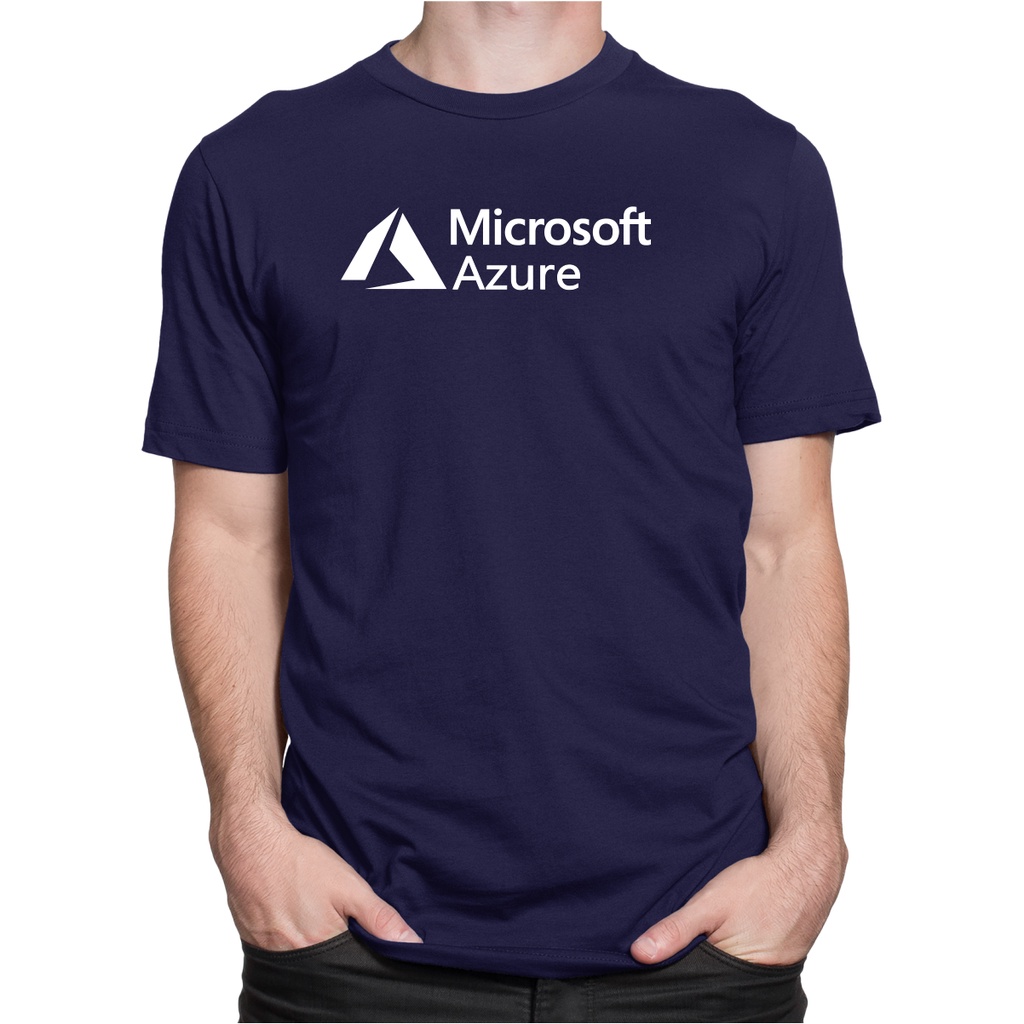 Camiseta Camisa Microsoft Azure Sistema T.i Programador Logo | Shopee ...