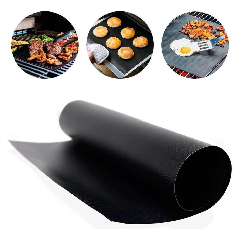 Manta Bbq Teflon Grill Churrasqueiras Com 40x33cm | Shopee Brasil