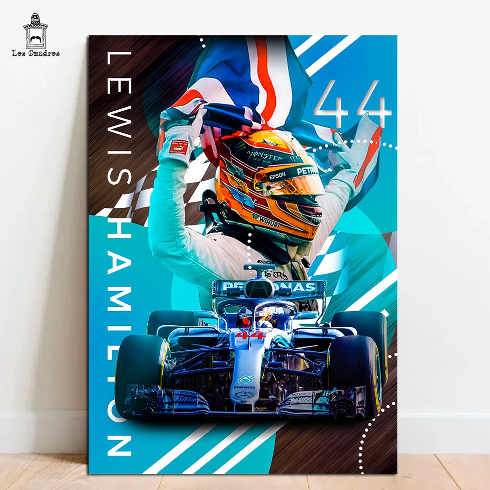 Quadro Decorativo Formula 1 Lewis Hamilton em MDF 28x20cm | Shopee Brasil