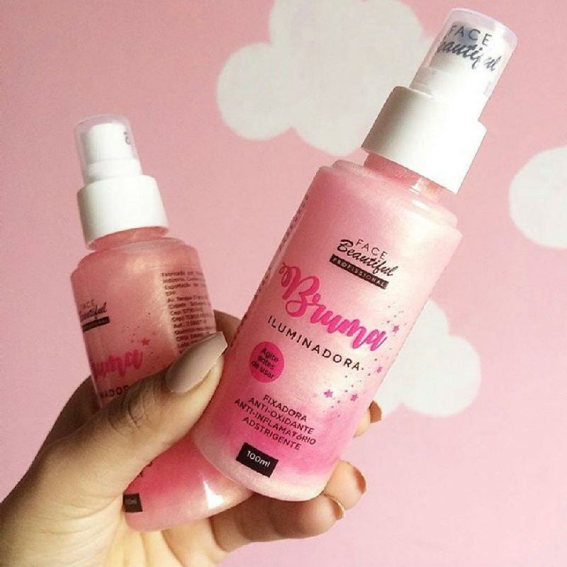 Bruma Iluminadora E Fixadora Face Beautiful 100ml. | Shopee Brasil