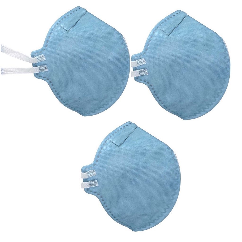 Mascara N95/PFF2 sem válvula com elástico - Descarpack 3 Unidades | Shopee Brasil