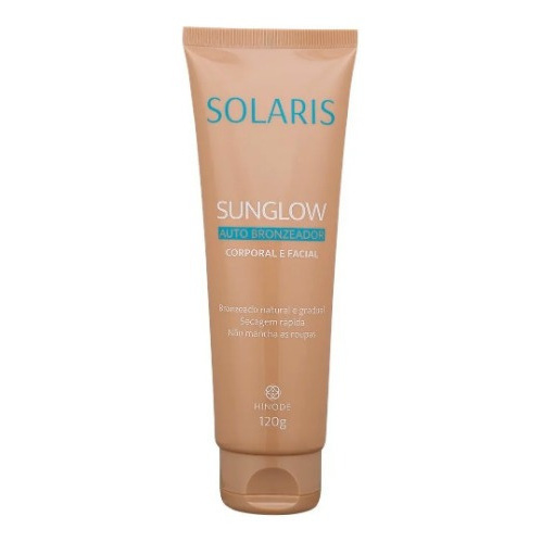 Auto Bronzeador Corporal E Facial Solaris Sunglow Hinode Ori | Shopee ...
