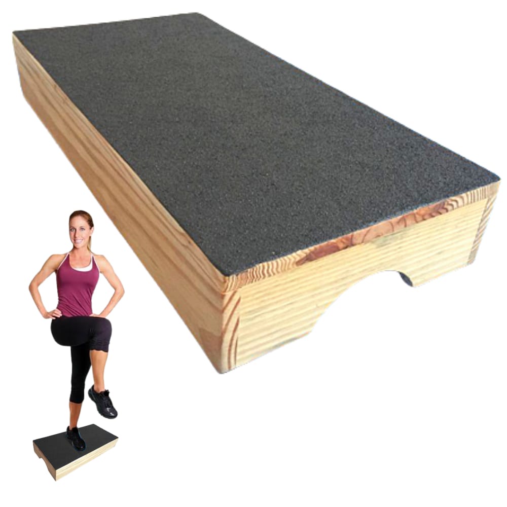 Step Madeira 60x29x14cm Com Antiderrapante Ginástica Aeróbica Fitness ...