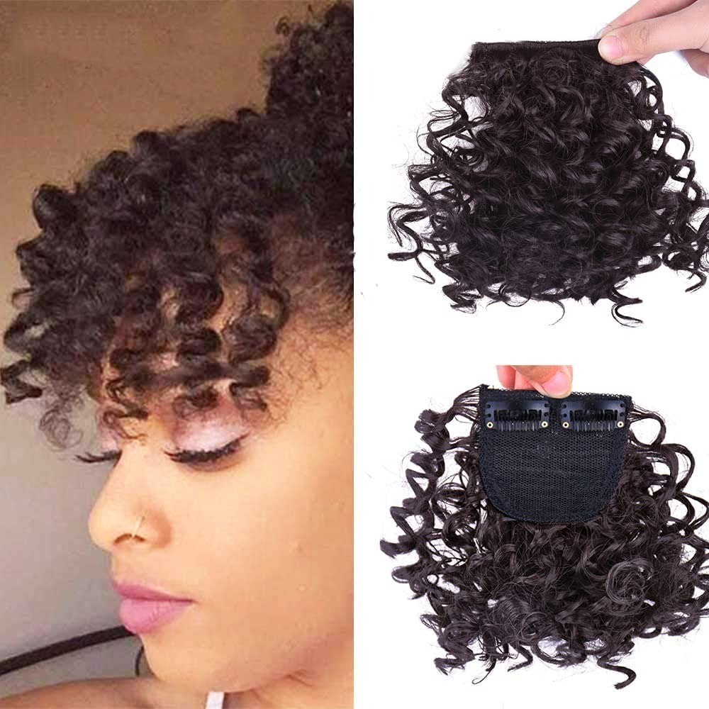 aplique franja cacheada chocolate cor 4 tic tacs | Shopee Brasil