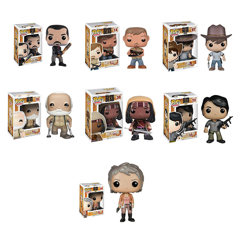Funko The Walking Dead Darryl Mitchon Nigan Carol Carroll Herschel ...
