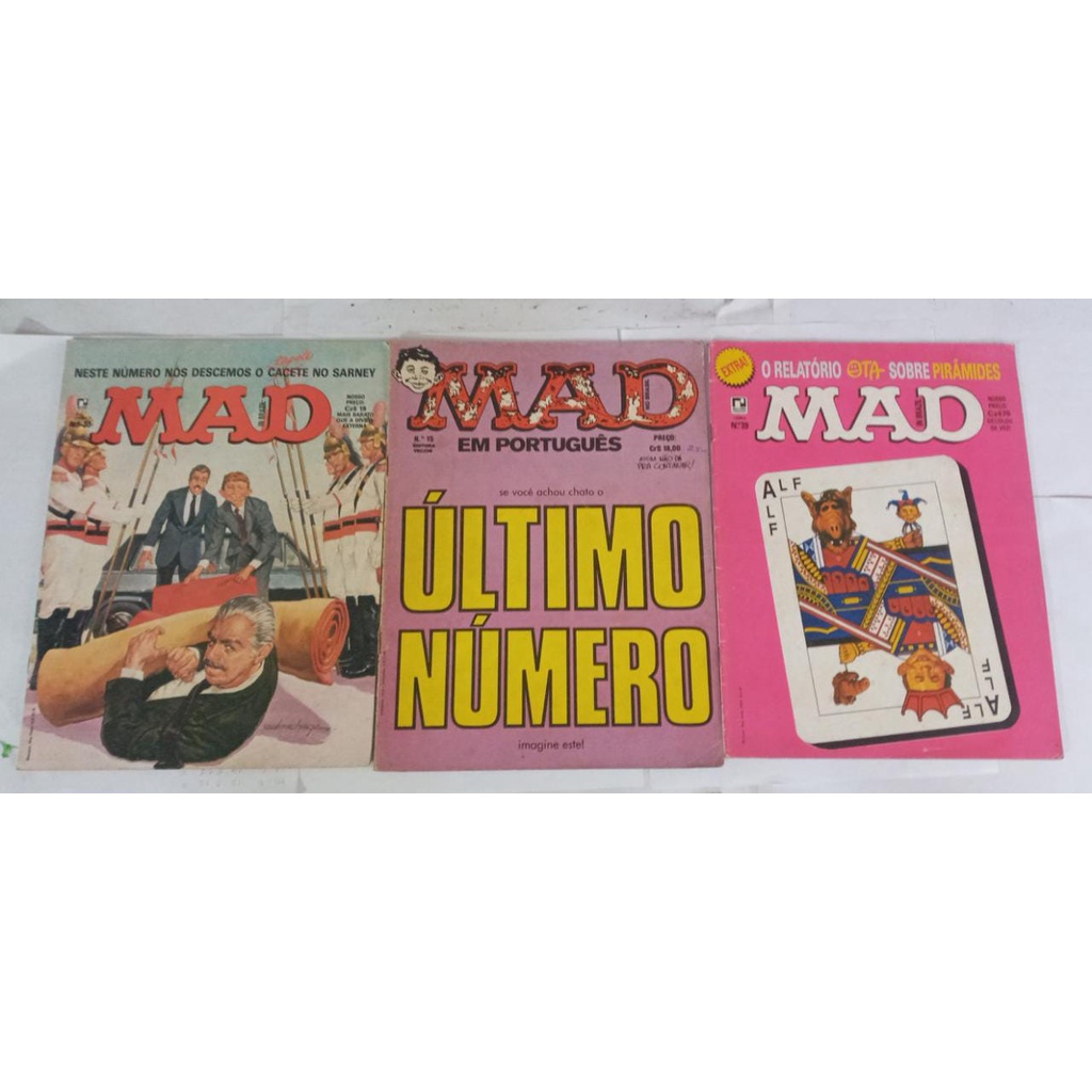 Mad in Brazil Revista 15 Vecchi e 30 38 39 Record Historias em quadrinhos Humor | Shopee Brasil
