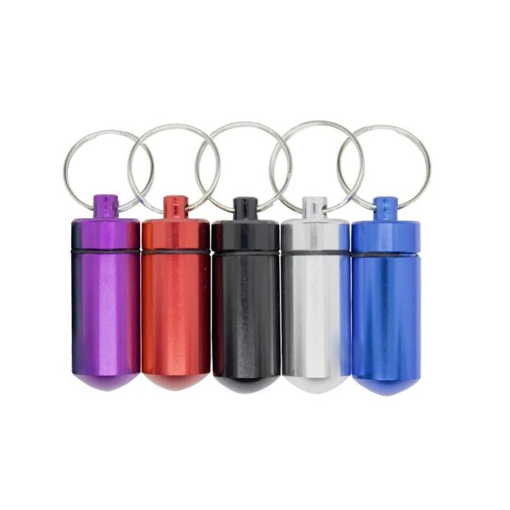 Capsula remedio chaveiro porta comprimido pilula varias cores | Shopee ...