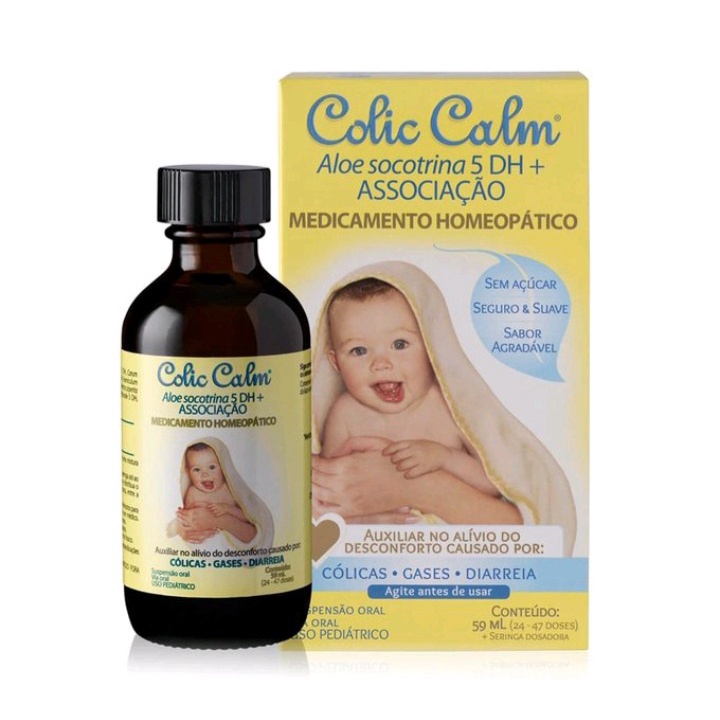 COLIC CALM MEDICAMENTO HOMEOPÁTICO CÓLICAS GASES DIARRÉIA 59ML | Shopee Brasil