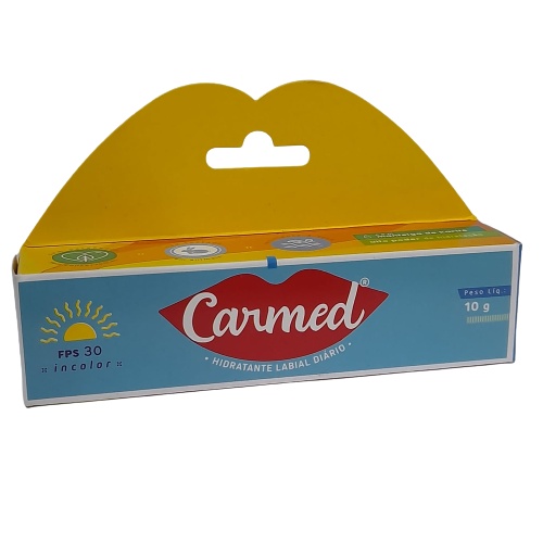 Hidratante Labial Incolor Carmed 10g FPS 30 - Cimed | Shopee Brasil